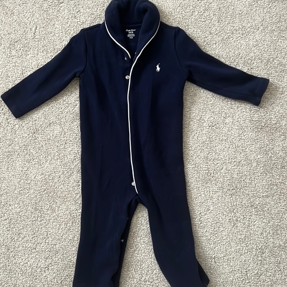 One Pieces | Polo Ralph Lauren Navy Body Suit | Poshmark
